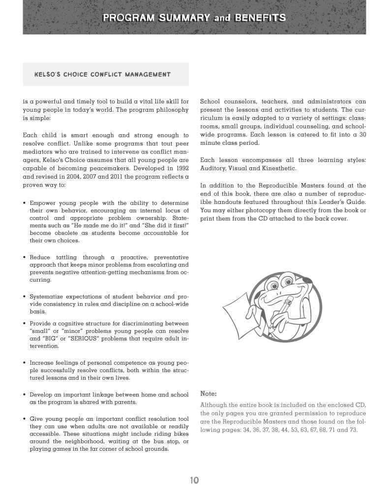 Conflict Mgmt Core Kit (Digital Version) – Kelso's Choice