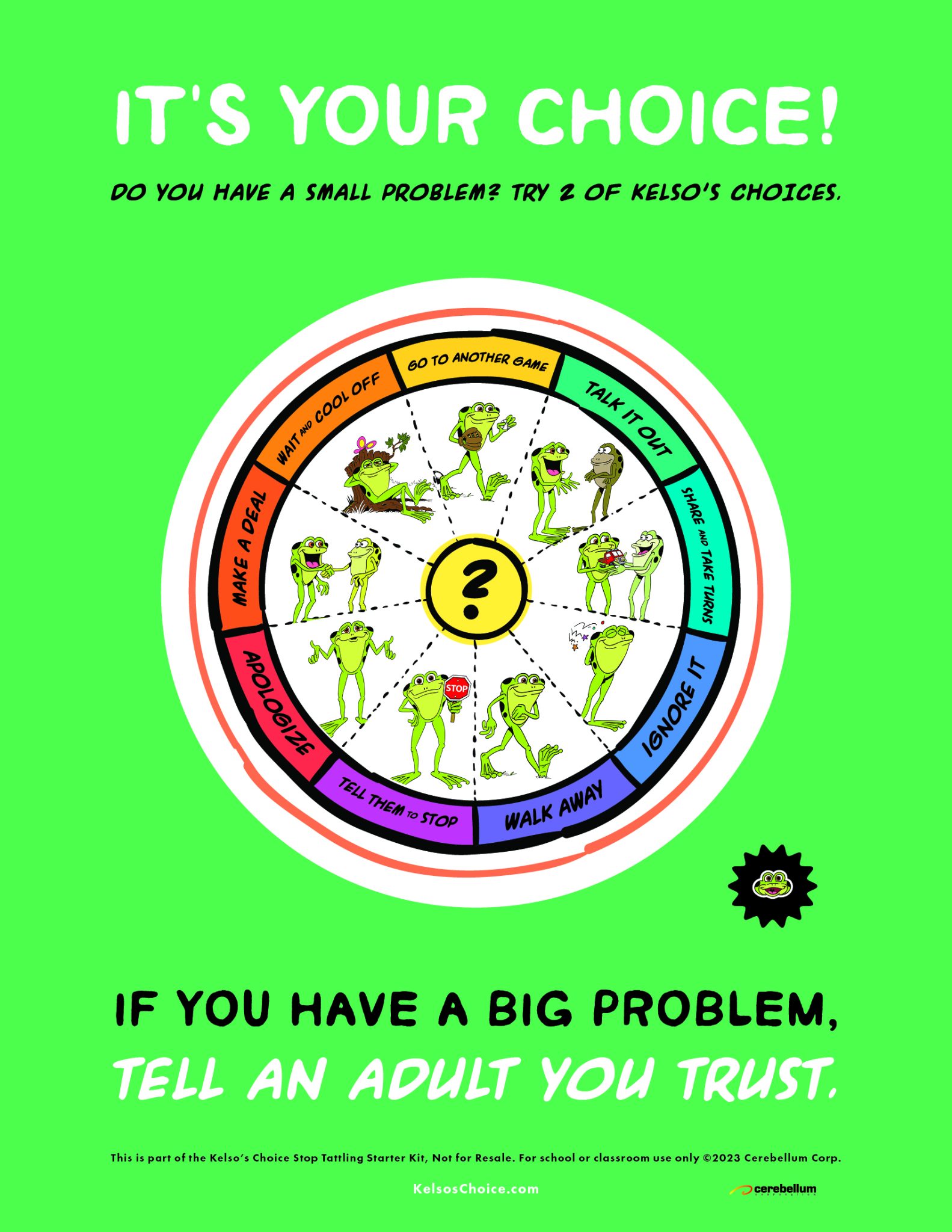 Free Resource-Stop Tattling Starter Kit Resource – Kelso's Choice