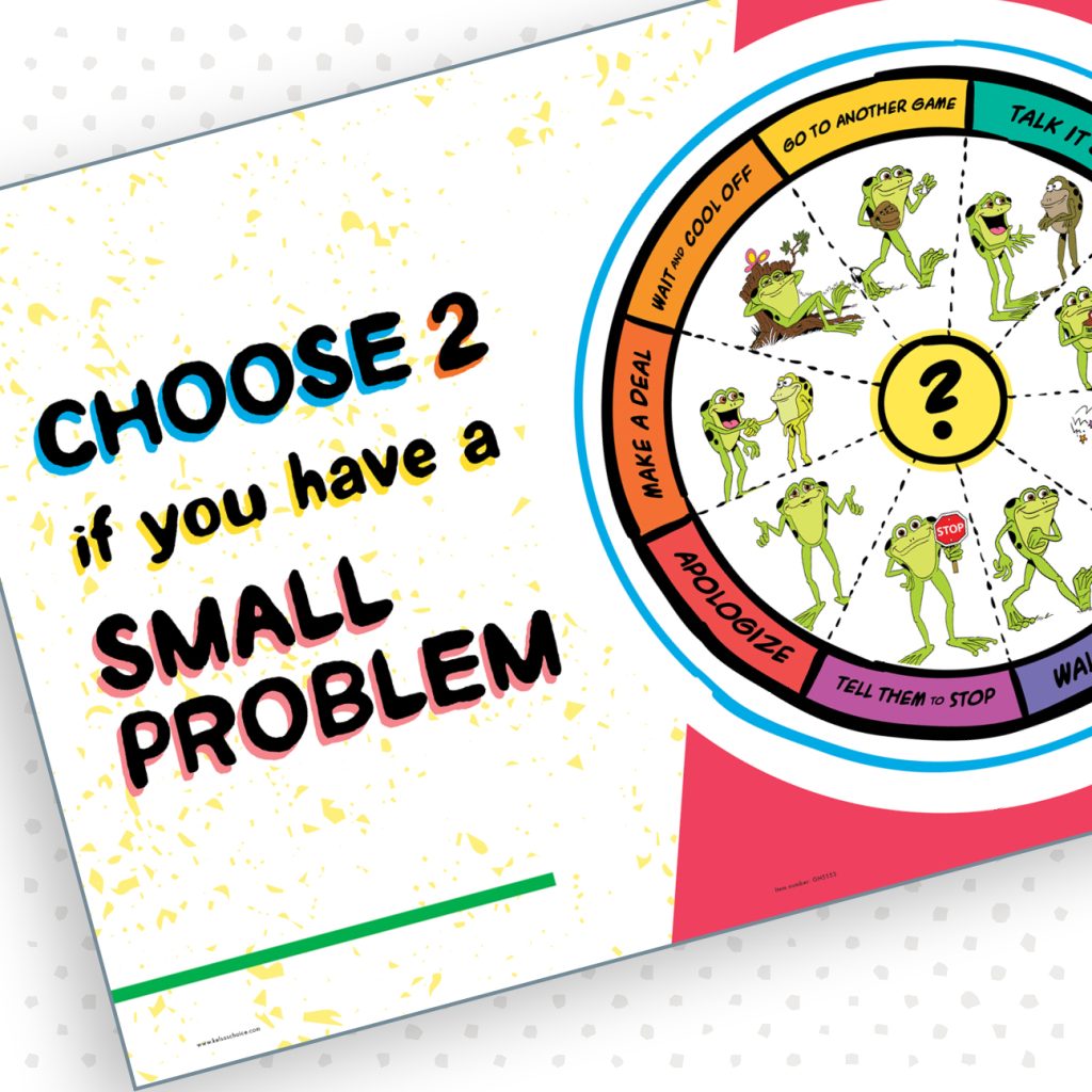 62″x40″ Conflict Management, Wheel Banner for K-3 – Kelso's Choice