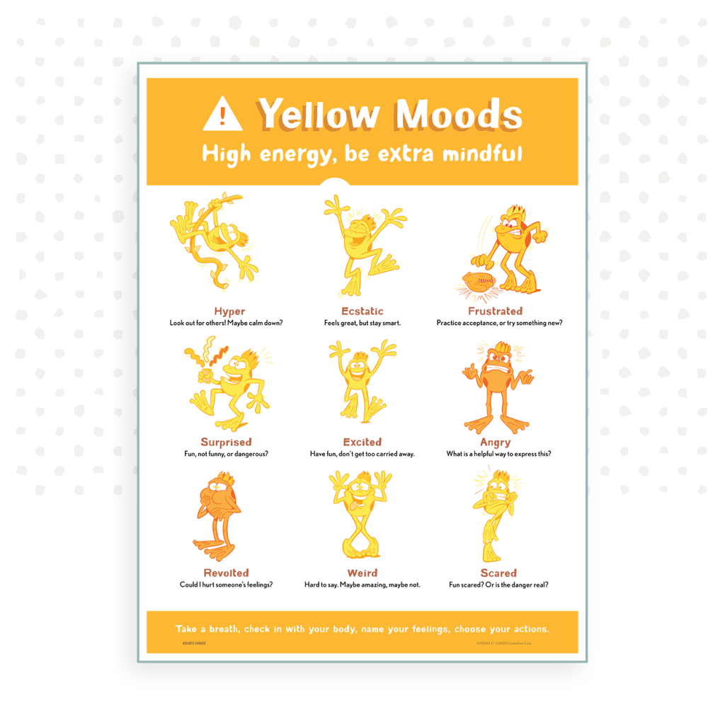 18″ x 24″ Mindful Moods 4-Poster Set (Emotional Regulation) – Kelso's ...